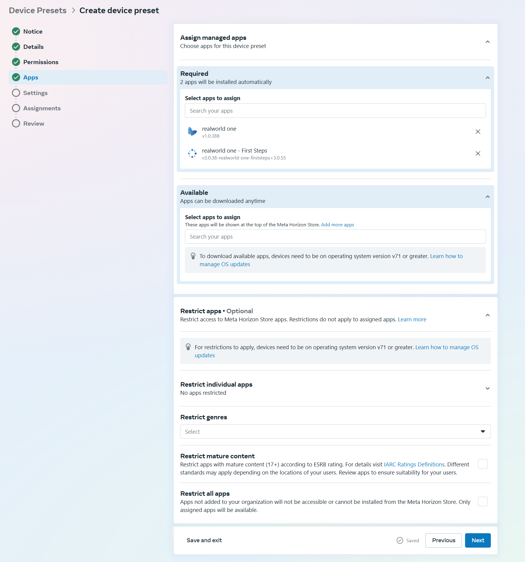 Meta Horizon Managed Services Configuration Guide – realworld one ...